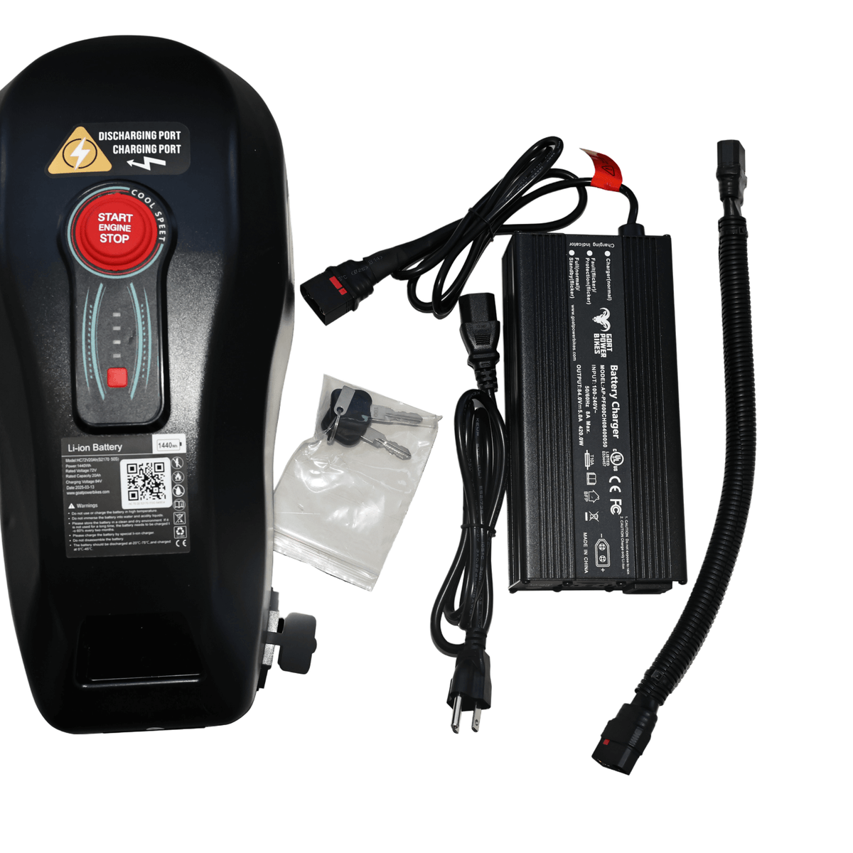 72V 20Ah Battery Kit For The Mini Goat – Complete Upgrade